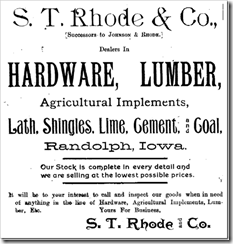 S. T. Rhode Family of Randolph